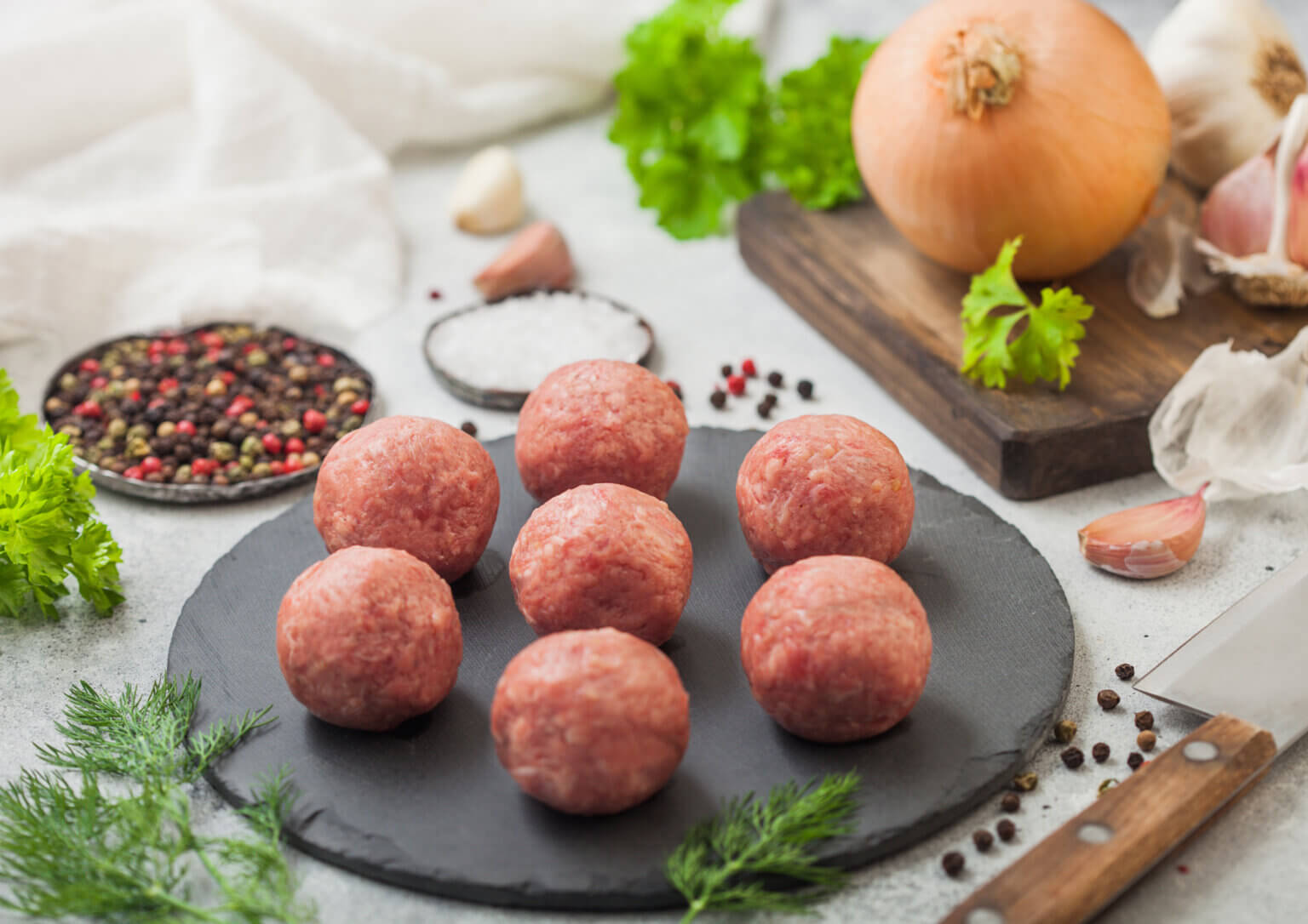 How to Make Homemade Meatballs with Beef and Pork | Printer Friendly